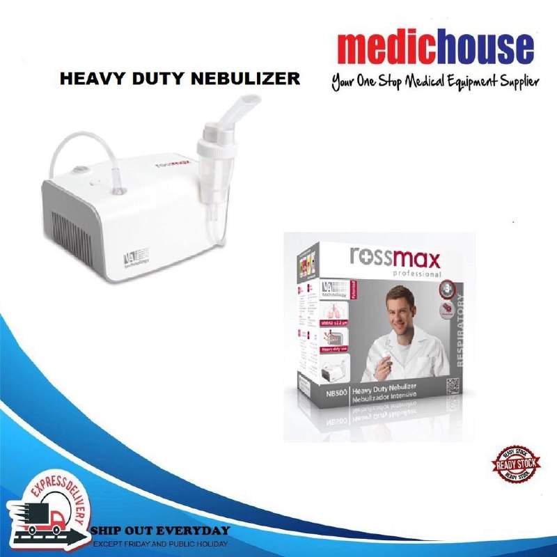 ROSSMAX Heavy Duty Piston Nebulizer Model NB50 - Medichouse