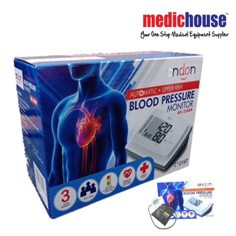 Andon automatic blood pressure monitor(FOR UPPER ARM) - Medichouse